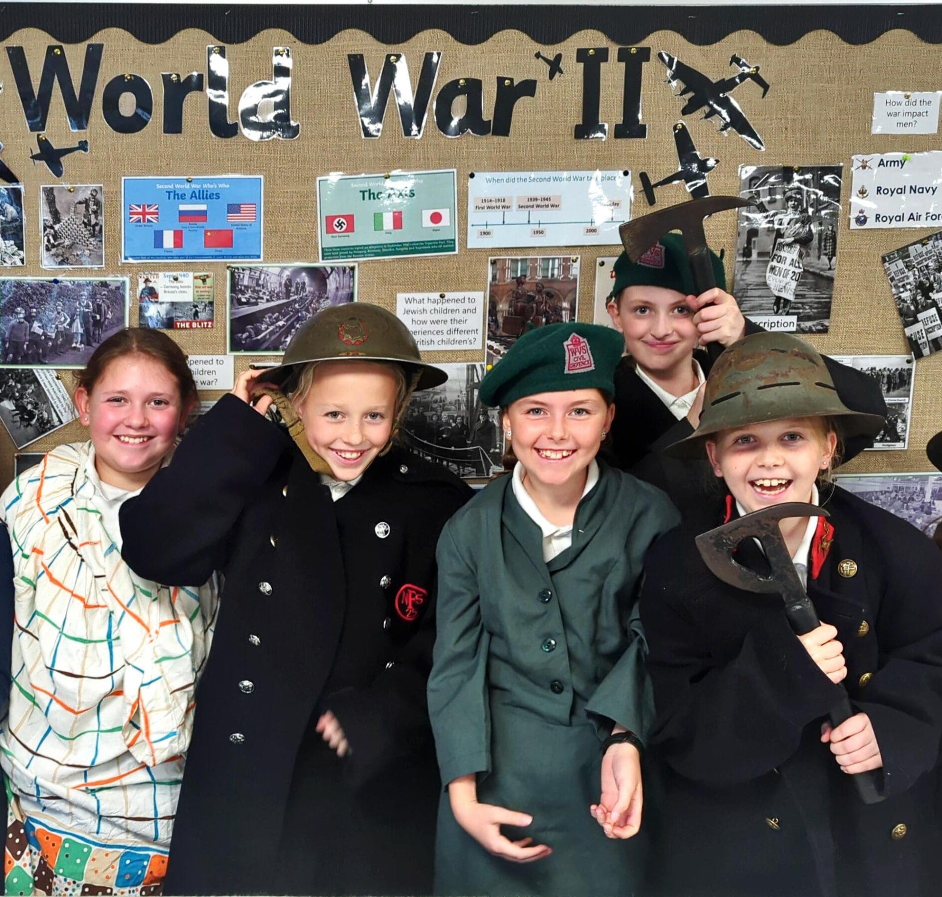 World War 2 Topic Day - Abbey Road School - West Bridgford