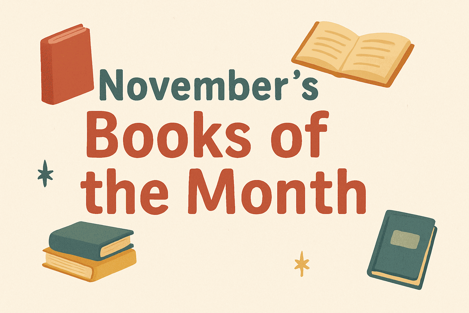 November's Books of the Month - Abbey Road School - West Bridgford